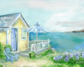 Cottage painting | Etsy