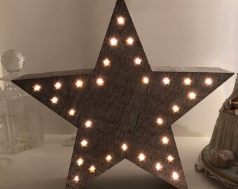 Wooden star | Etsy