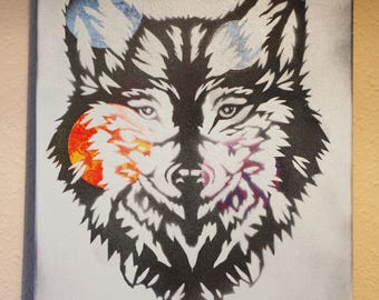 Spray Paint Art | Etsy UK