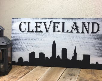 Cleveland sign | Etsy