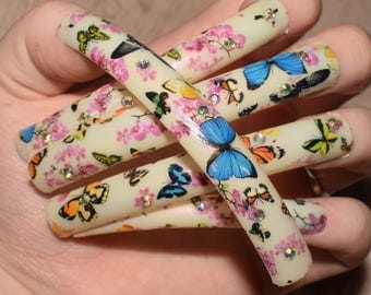 Extra long nails | Etsy