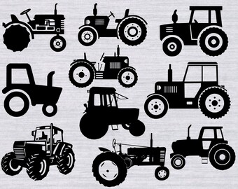 Tractor cricut file | Etsy