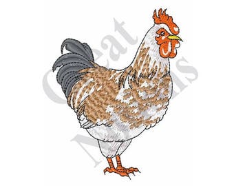 Chicken embroidery | Etsy