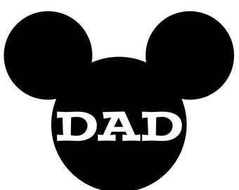 Mickey dad | Etsy
