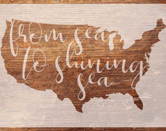 Sea to shining sea | Etsy