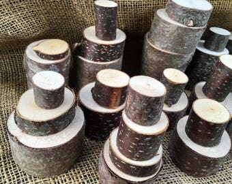 Natural wood blocks | Etsy