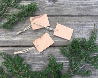 Wooden gift tag | Etsy