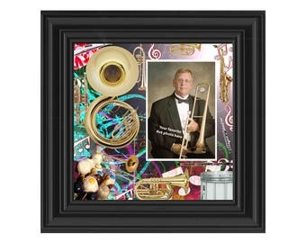 Music picture frame | Etsy