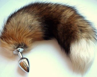 Fur tail butt plug | Etsy