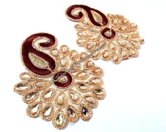 Indian applique | Etsy