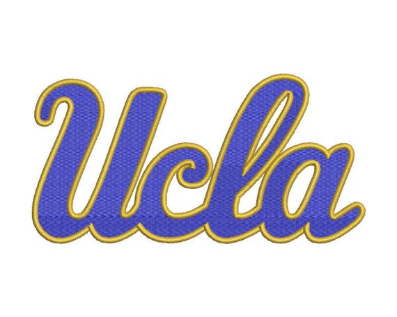 UCLA Logo Embroidery Design 4 SIZES