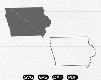 Iowa state svg | Etsy