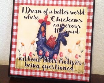 Chicken signs | Etsy