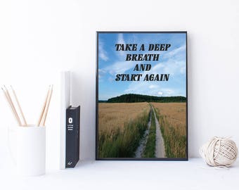 Take a deep breath | Etsy