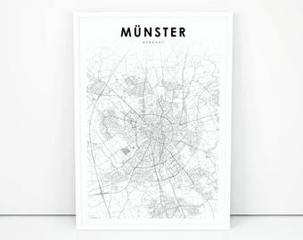 Map of munster map | Etsy