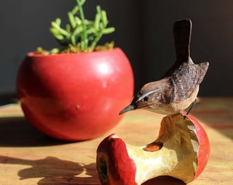 Apple sculpture | Etsy