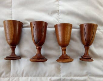 Wooden goblets | Etsy