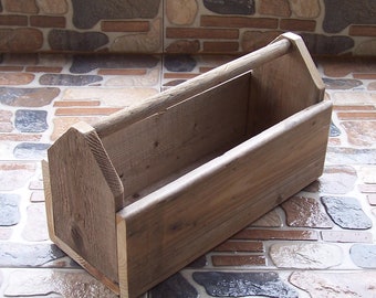 Vintage Wood Box Carpenter Box Industrial Box Work Box