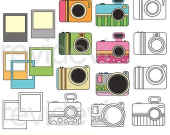 Camera clip art | Etsy