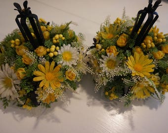 Taper candle rings | Etsy