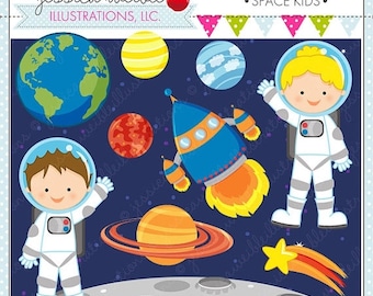 Outer space clipart | Etsy