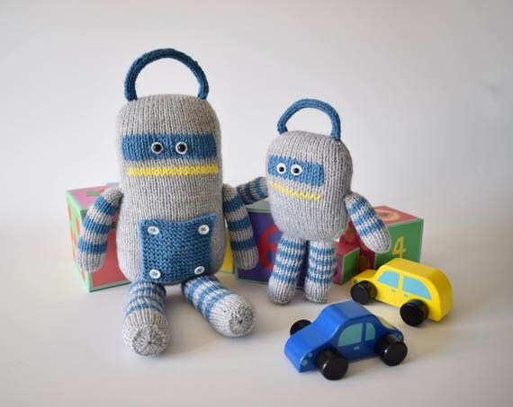 Robots toy knitting patterns