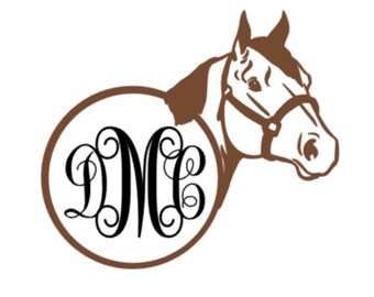 Horse vinyl decal | Etsy
