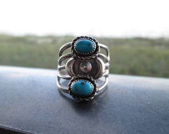 Antique B.A. Ballou Sterling & 14k Gold Men's Signet Ring