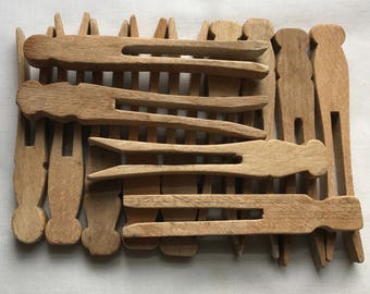 Vintage clothes pins | Etsy