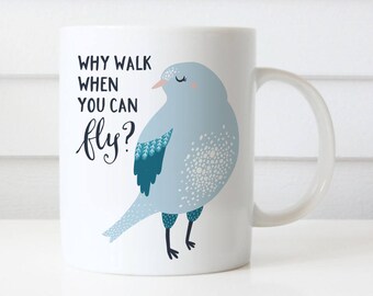 Bird mug | Etsy