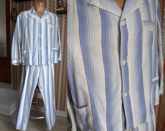 1940s mens pajamas | Etsy