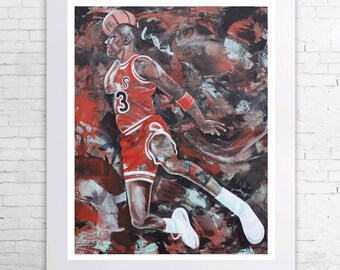 Michael jordan print | Etsy