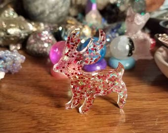 Glitter reindeer | Etsy