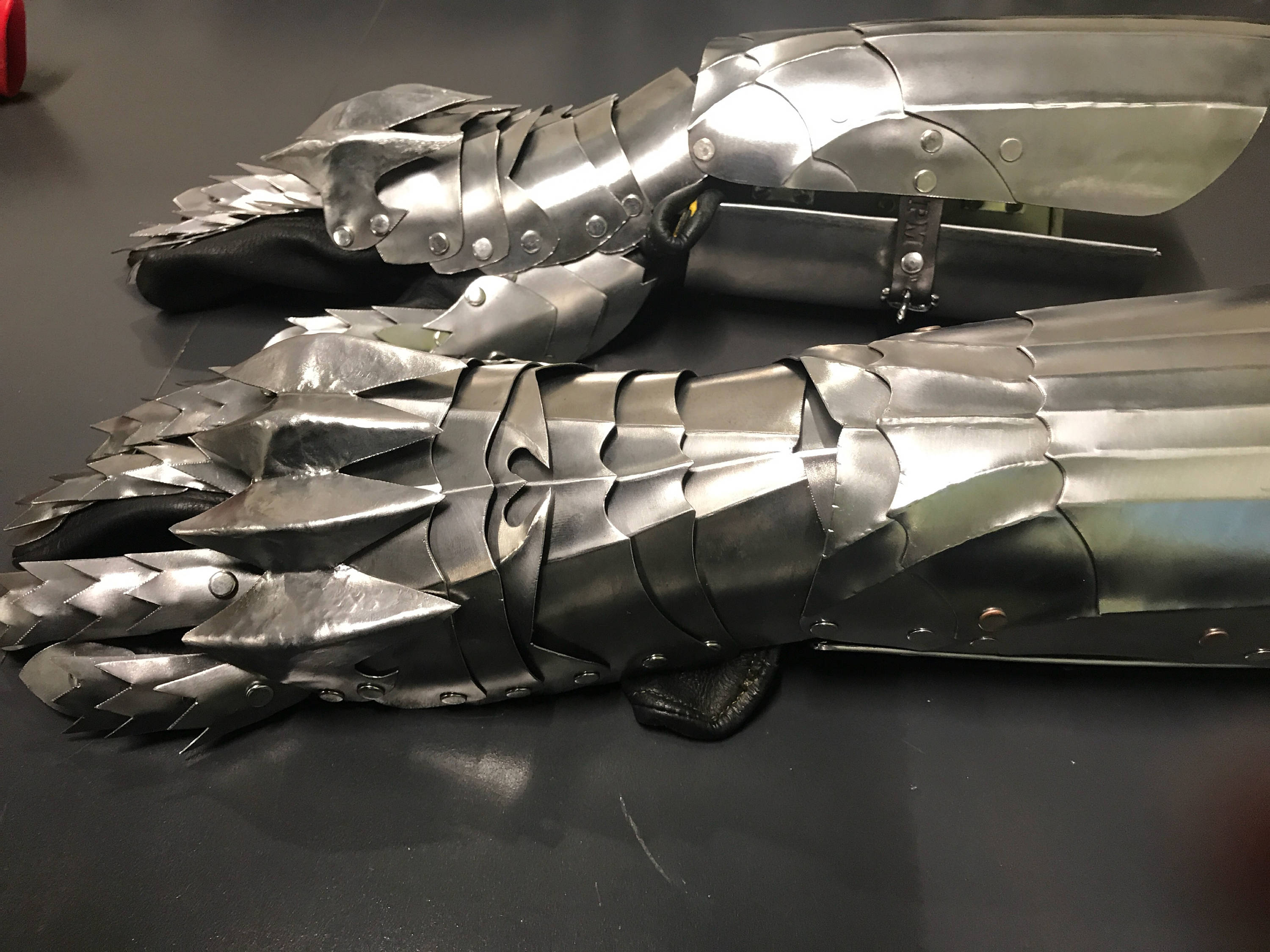 Witch King style steel gauntlet costume gauntlets set of 22
