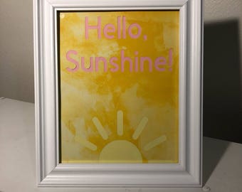 Hello sunshine | Etsy