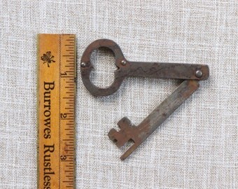 Folding skeleton key | Etsy