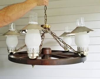 Wagon wheel light | Etsy