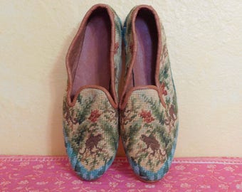 Needlepoint shoes | Etsy