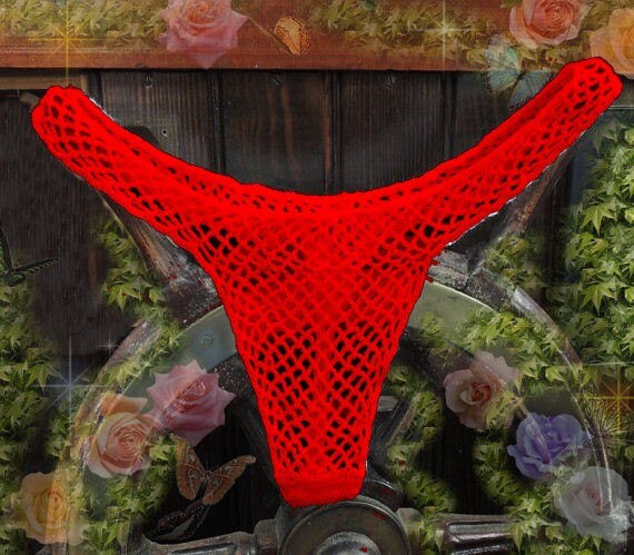 Items similar to Sexy Crochet Bottom, See Thru Thong, Low Rise Thong ...