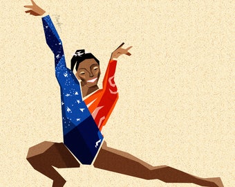 Simone biles | Etsy