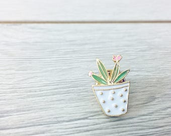 Flower pot buttons | Etsy