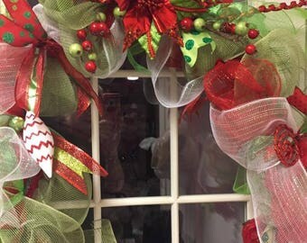 Deco mesh garland | Etsy