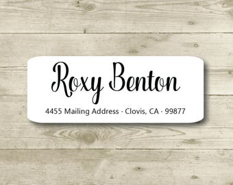 Fancy address label | Etsy