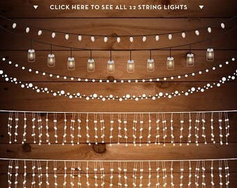 String Lights Clipart Fairy Lights Clipart Party Lights
