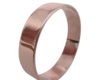 Red gold ring | Etsy