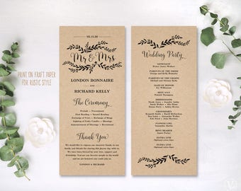 Kraft paper wedding | Etsy