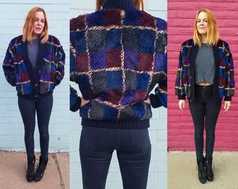 Patchwork rabbit fur | Etsy