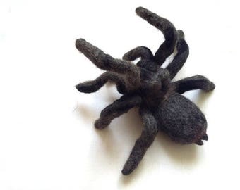 Needle felted spider | Etsy