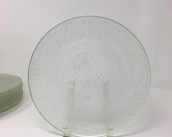 Vintage glass plates | Etsy