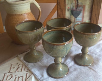 Pottery goblets | Etsy
